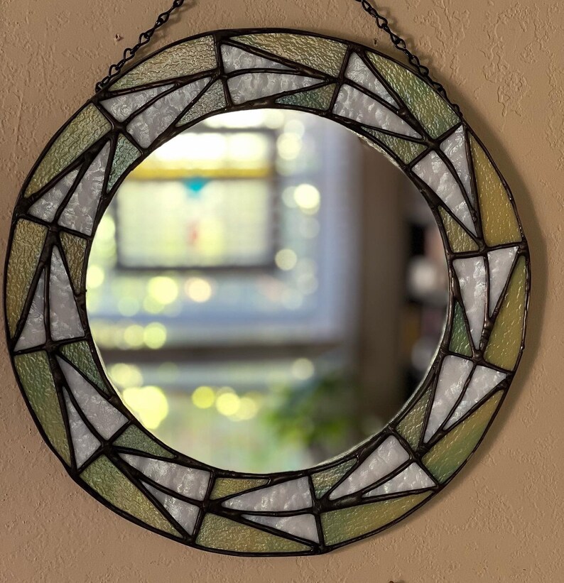 Stained Glass Mirror - Etsy