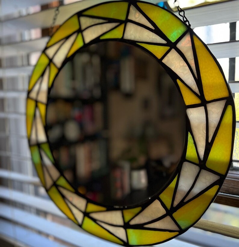 Stained Glass Mirror - Etsy