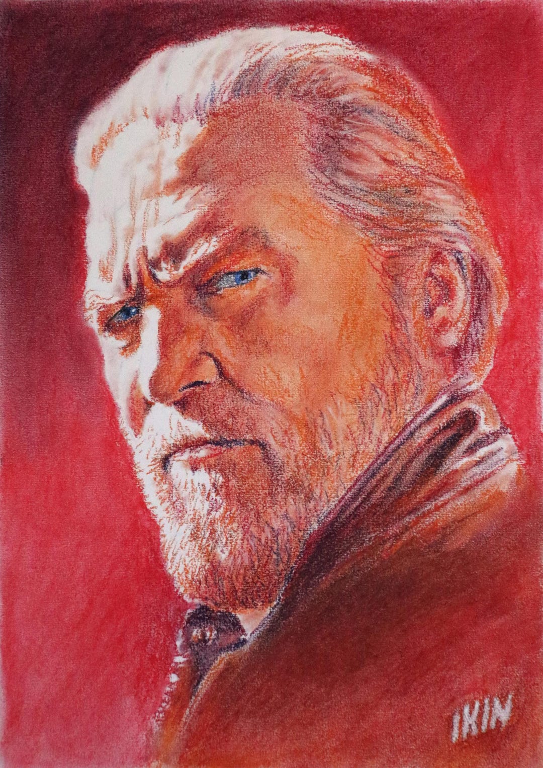Emotional Portraits of Famous Actors Drawn in Pastel - Etsy