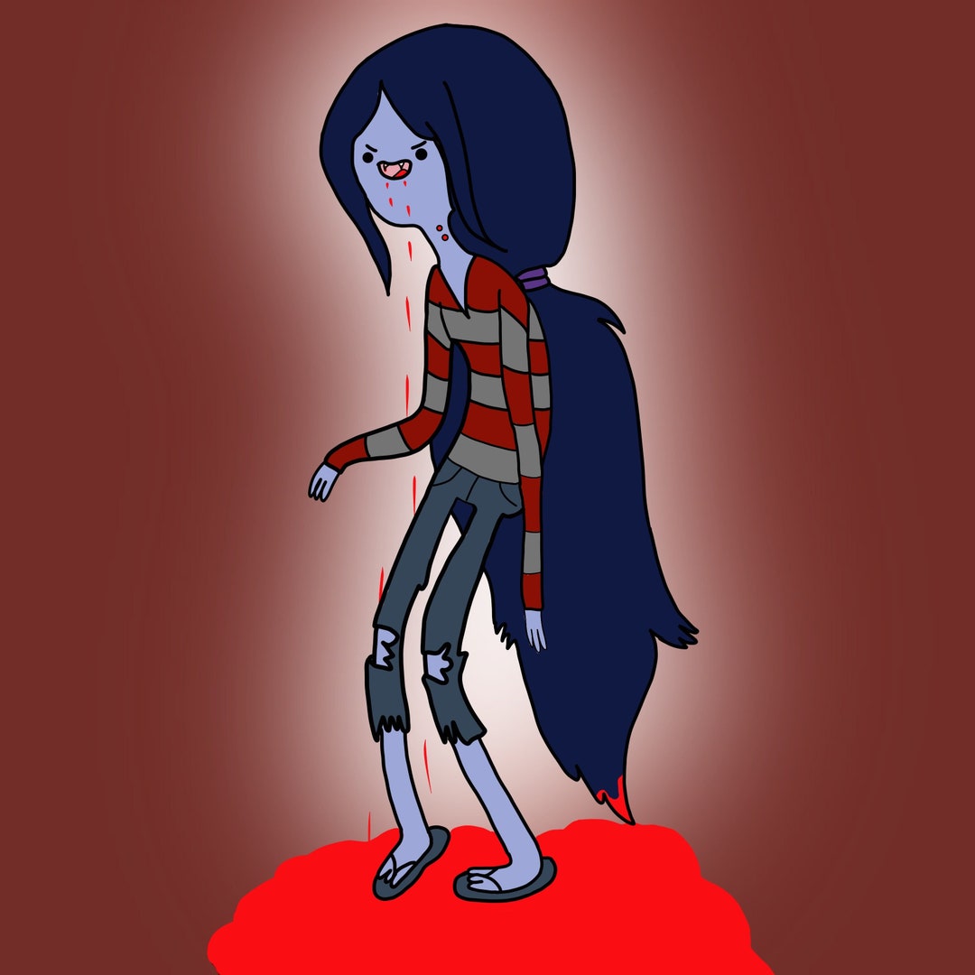 Marceline the Vampire Queen Halloween Digital Print - Etsy