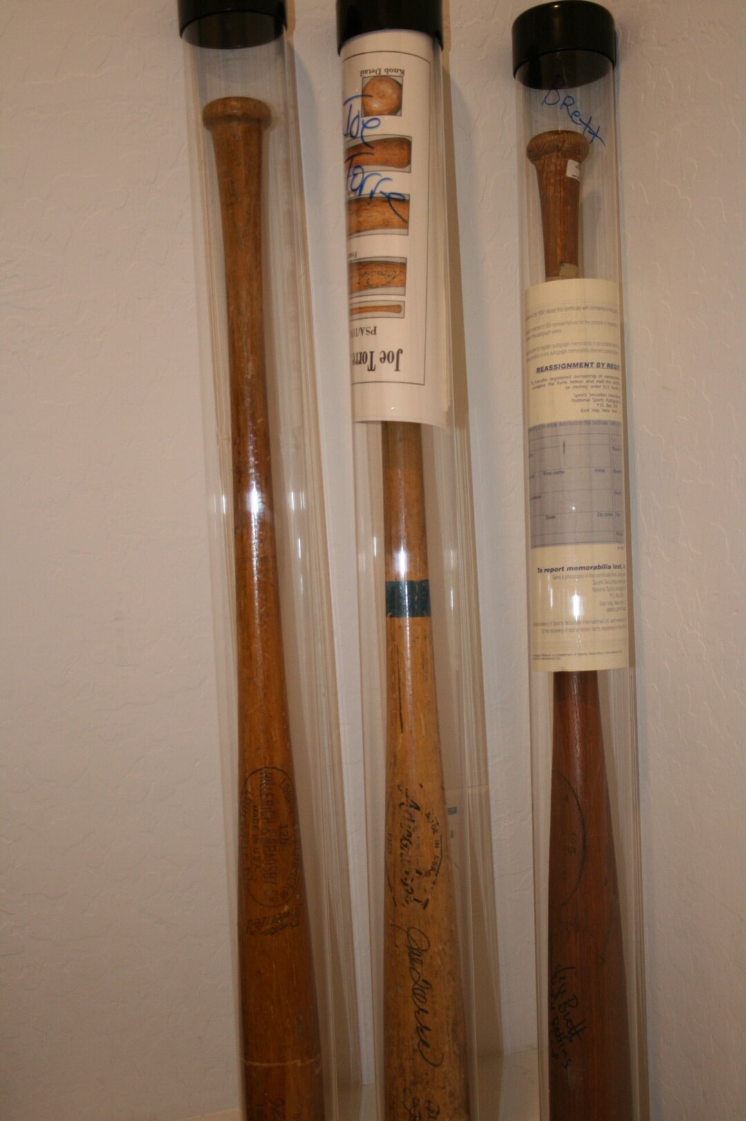 Thurman Munson Louisville Slugger Model Bat, George Brett Signed Model ...