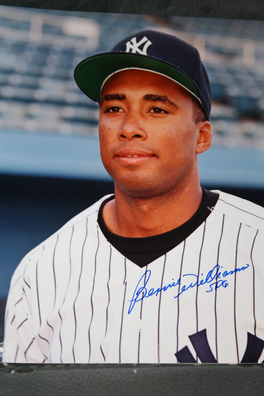 Fotos autografiadas de Bernie Williams de los Yankees de Nueva York ...