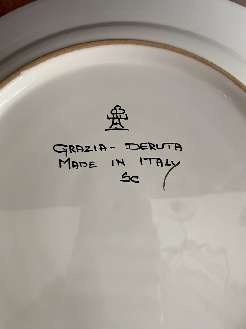 Vintage Italian Pottery | Ubaldo Grazia | Grazia Maioliche | Deruta ...