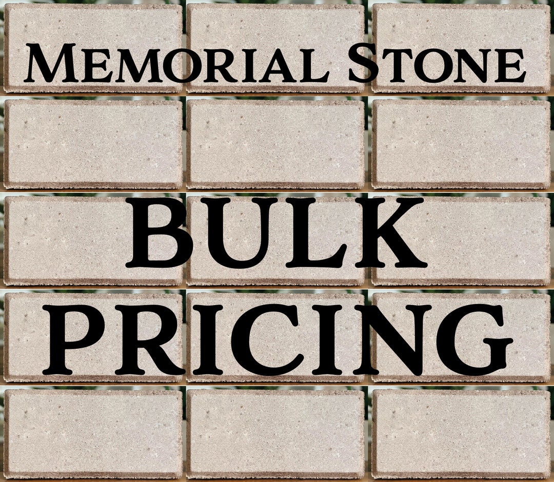 BULK Memorial Stones Personalized Memorial Stones Family Loss Memorial ...