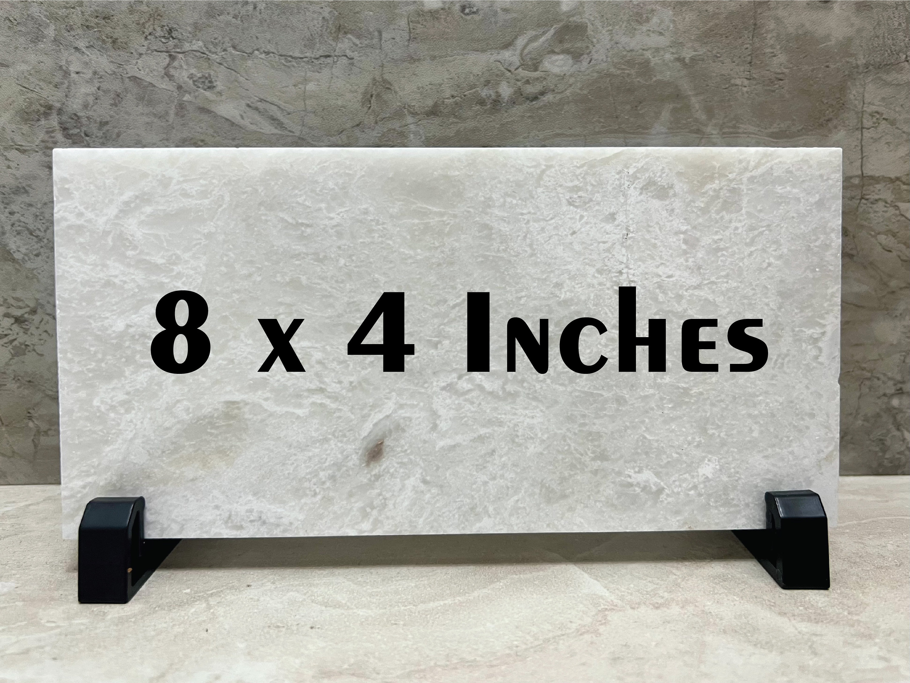 Personalized Marble Memorial Stone: Family Loss Remembrance Gift (4x8 ...