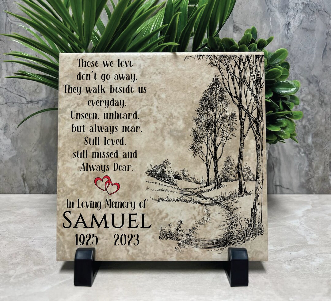 Personalized Marble Memorial Stone: Sympathy Gift (6x6) - Etsy