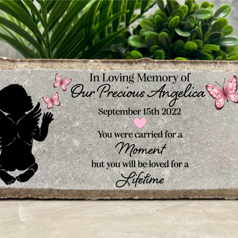 Stillborn Memorial Stone - Etsy