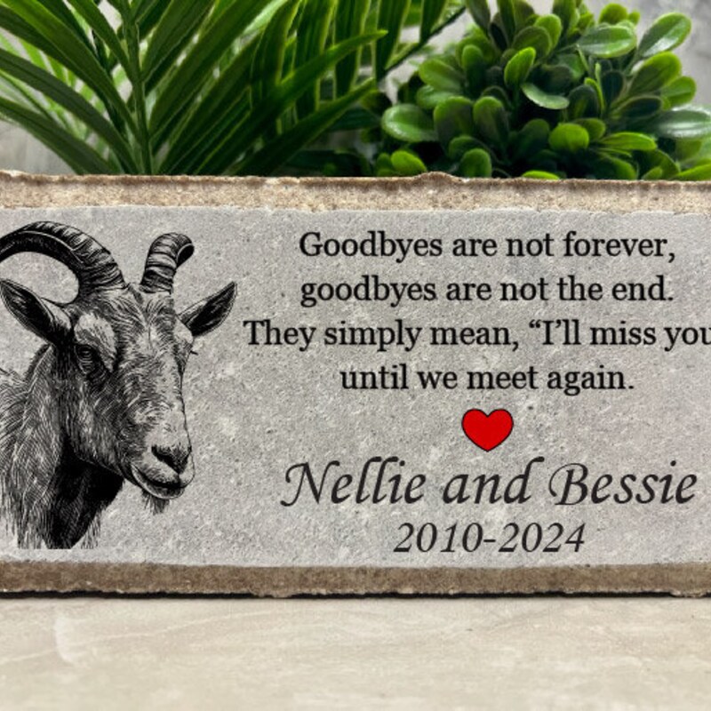 Pet Goat Grave Marker - Etsy