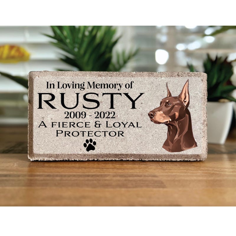 Doberman Memorial - Etsy