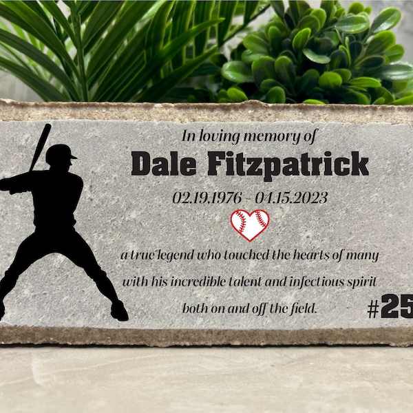Baseball Dad Memorial - Etsy