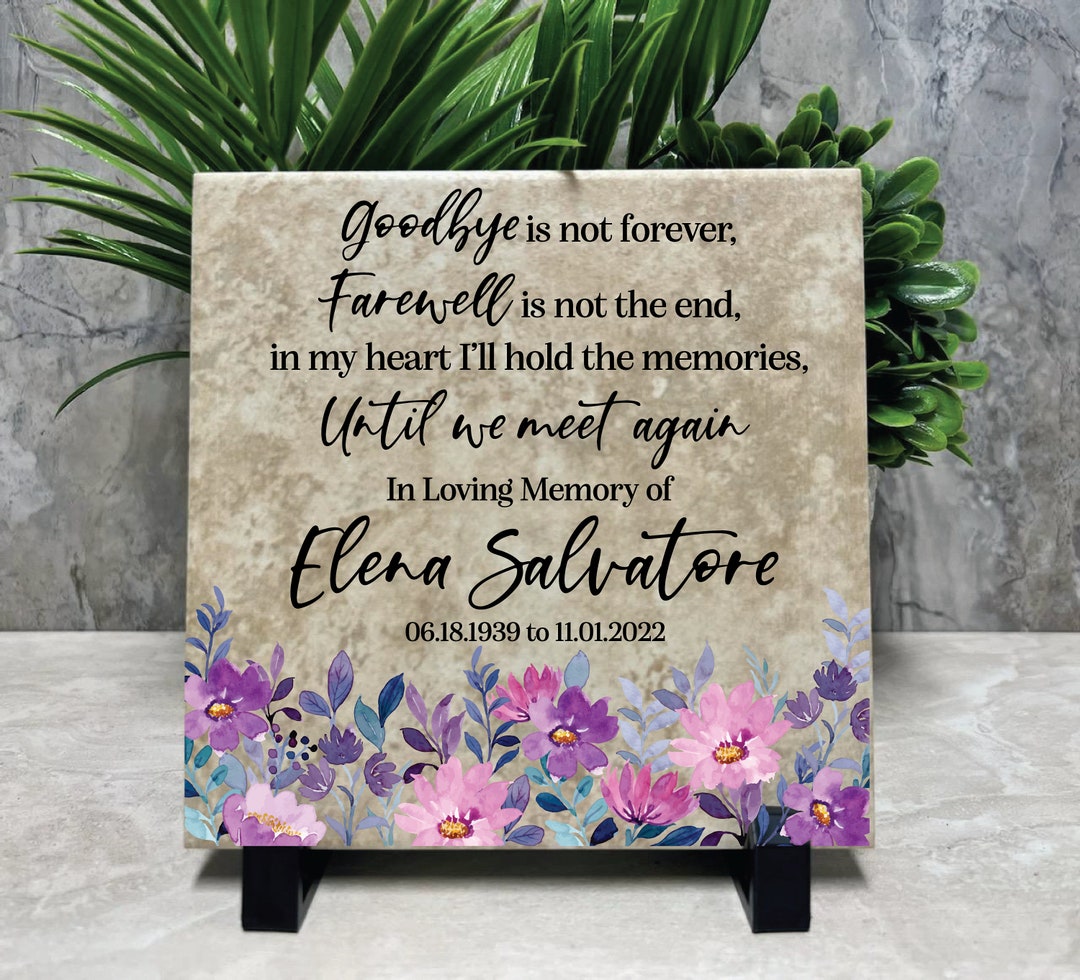 Personalized Marble Memorial Stone: Sympathy Gift (6x6) - Etsy