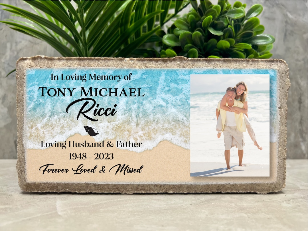 Personalized Beach Memorial Stone: Family Loss Sympathy Gift - Etsy