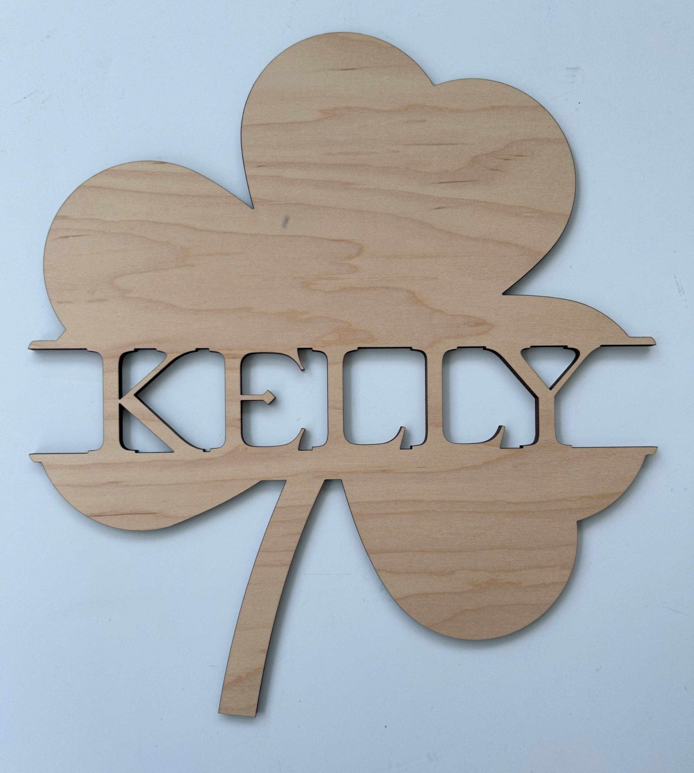 Personalized Shamrock Name Sign: Irish Wall Decor Gift - Etsy