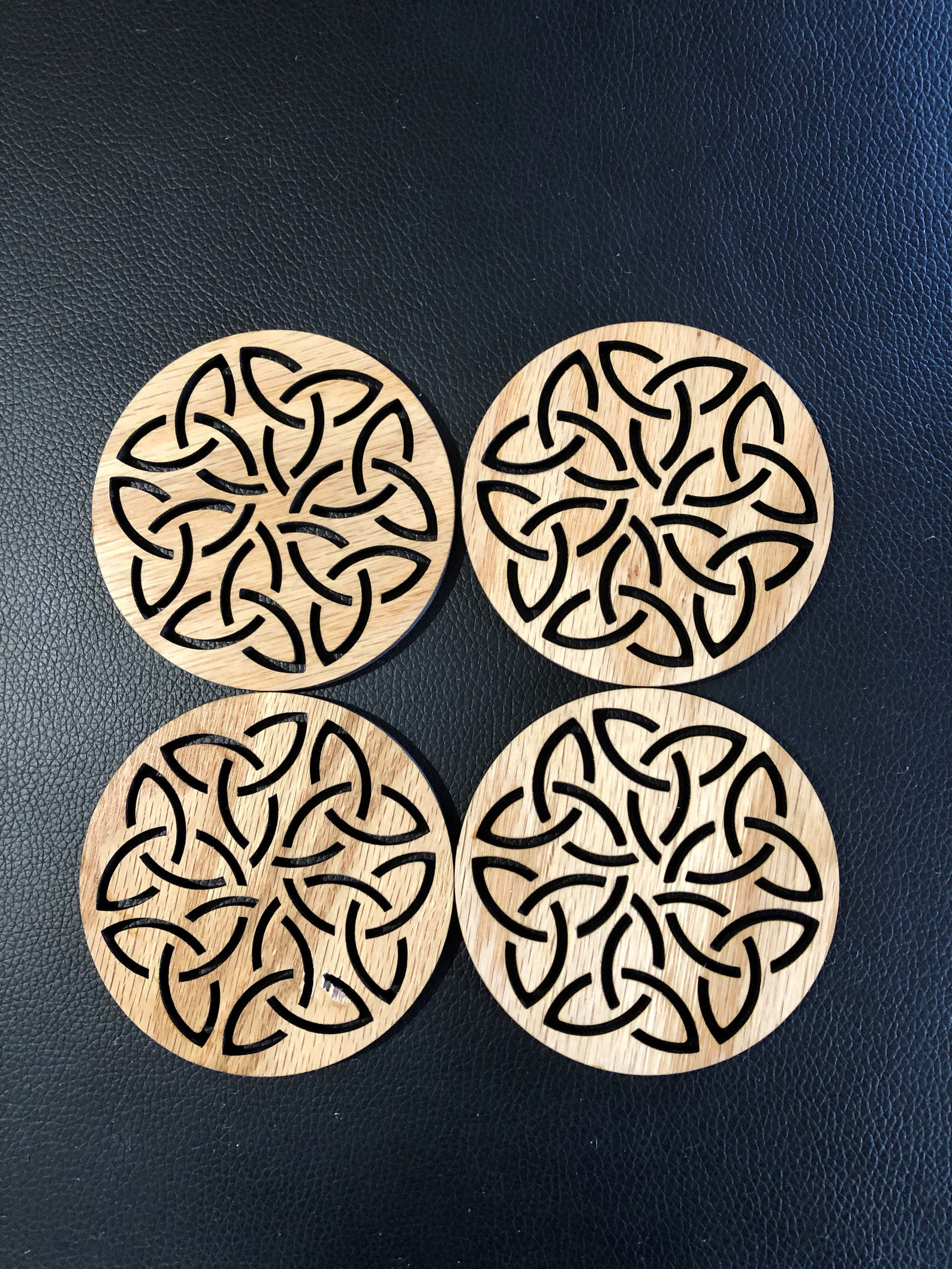 Irish Coaster, Celtic Trinity Cut Out,wooden Coaster, Irish Pub ...