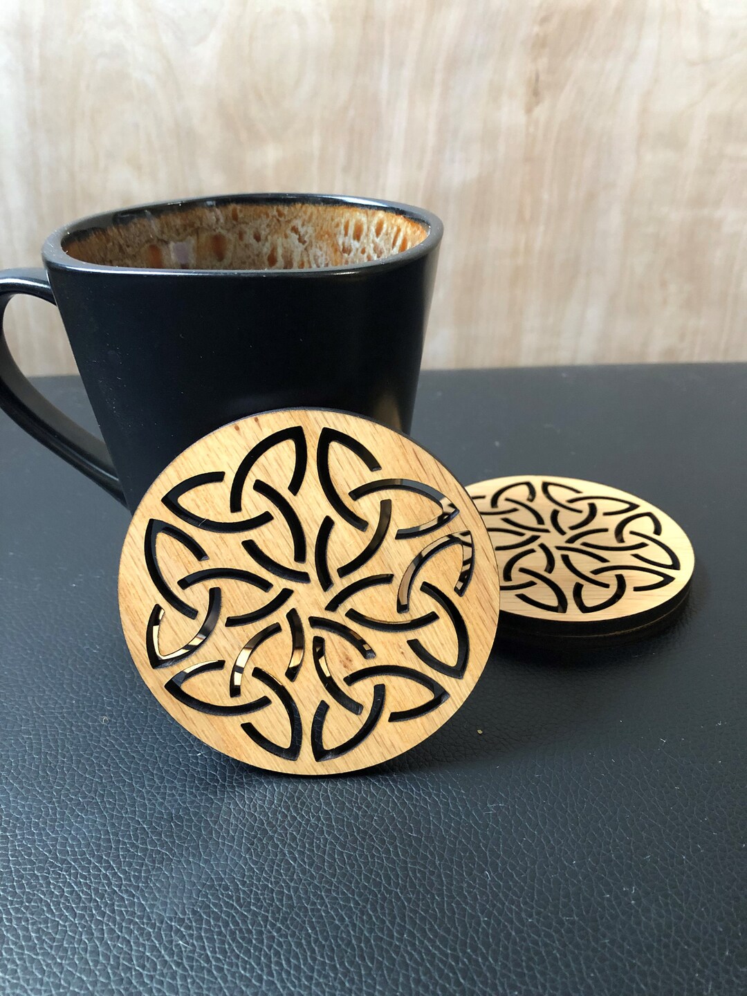 Irish Coaster, Celtic Trinity Cut Out,wooden Coaster, Irish Pub ...