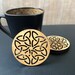 Irish Coaster, Celtic Trinity Cut Out,wooden Coaster, Irish Pub ...