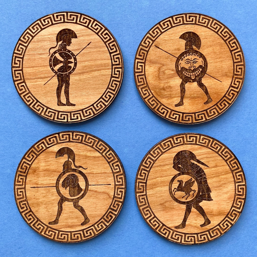 Greek Soldier Coasters, Wooden Coasters, Greek Easter Gift, Wedding ...