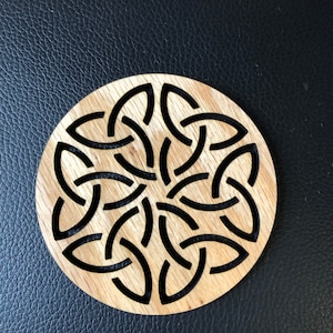Irish Coaster, Celtic Trinity Cut Out,wooden Coaster, Irish Pub ...
