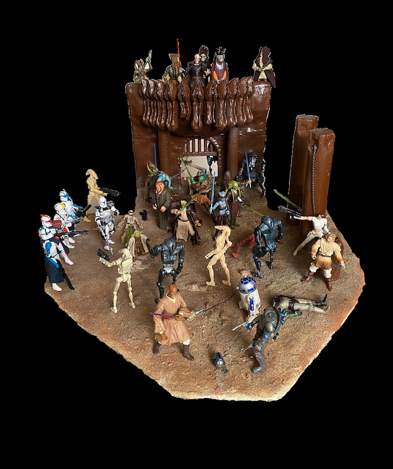 Geonosis Diorama 3d File for Printing Petranaki Arena Star Wars Attack ...