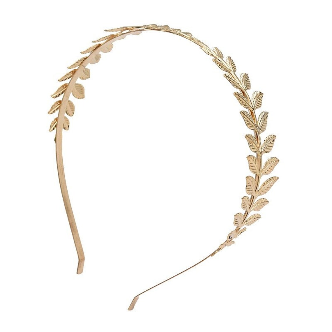 Greek Goddess Hair Vine Tiara Bridal Olive Crown Headband Gold Leaf ...
