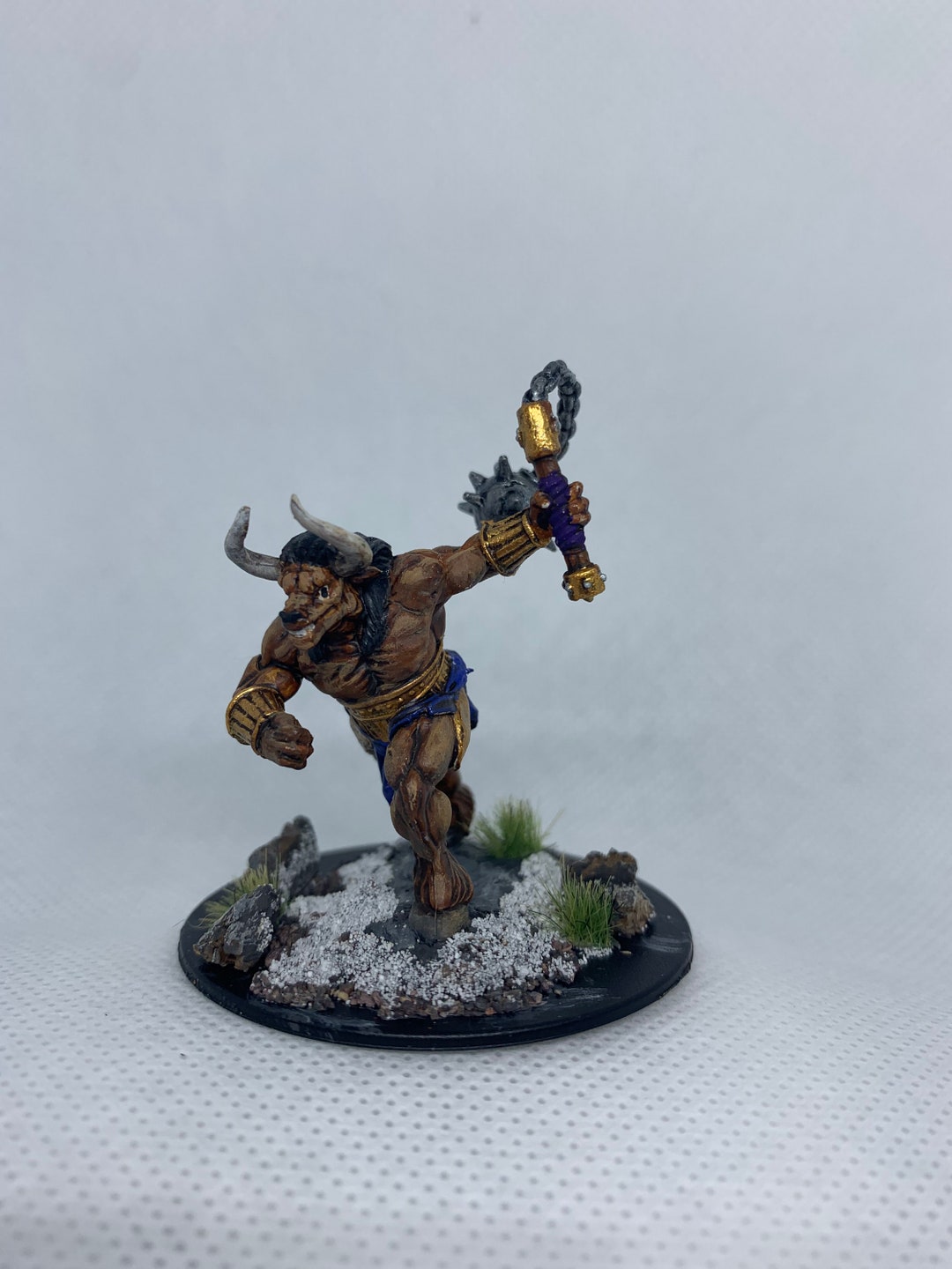 Hand Painted Minotaur - Etsy