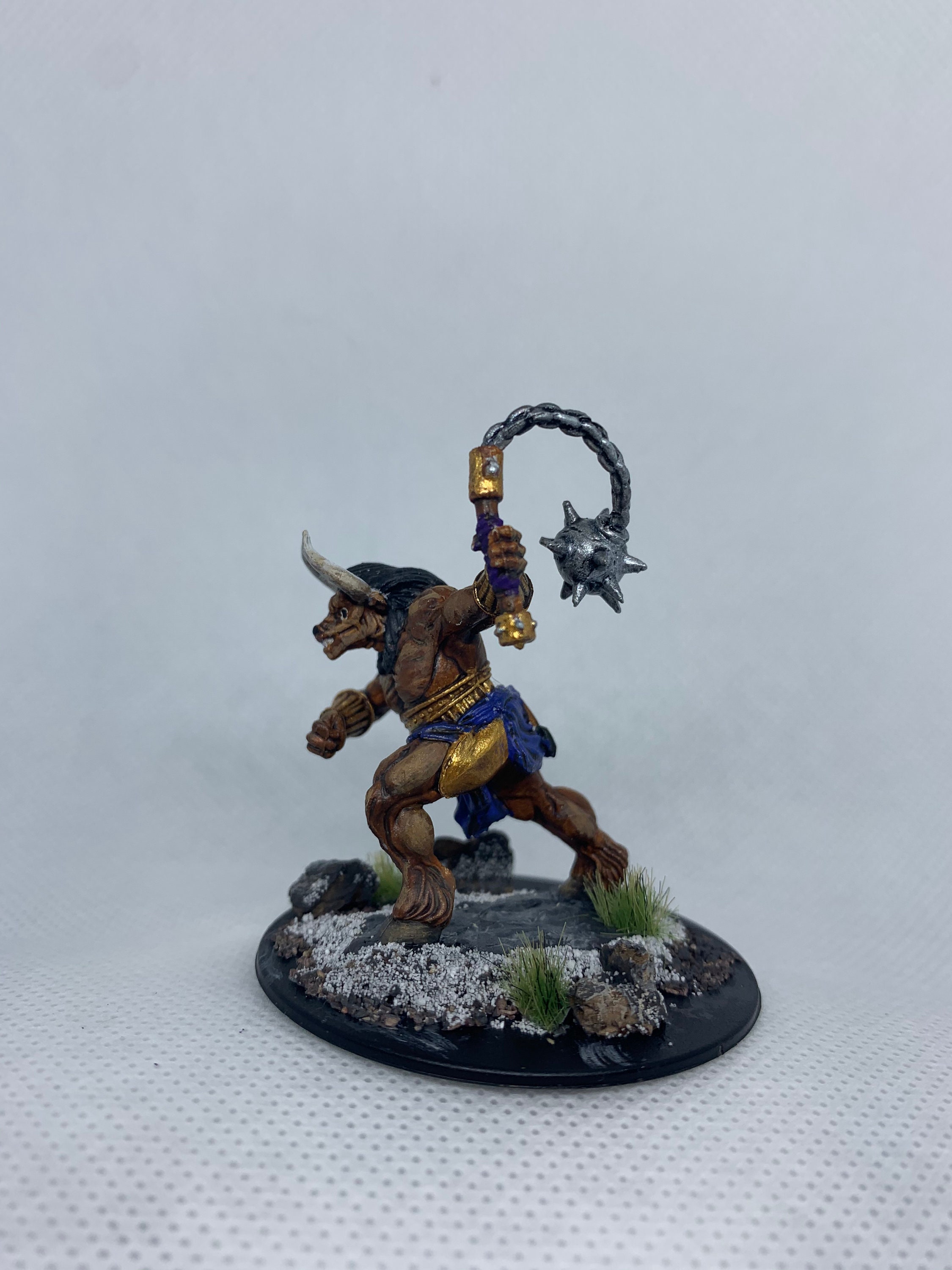 Hand Painted Minotaur - Etsy