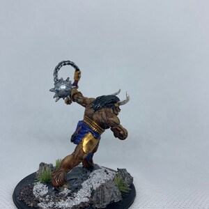 Hand Painted Minotaur - Etsy