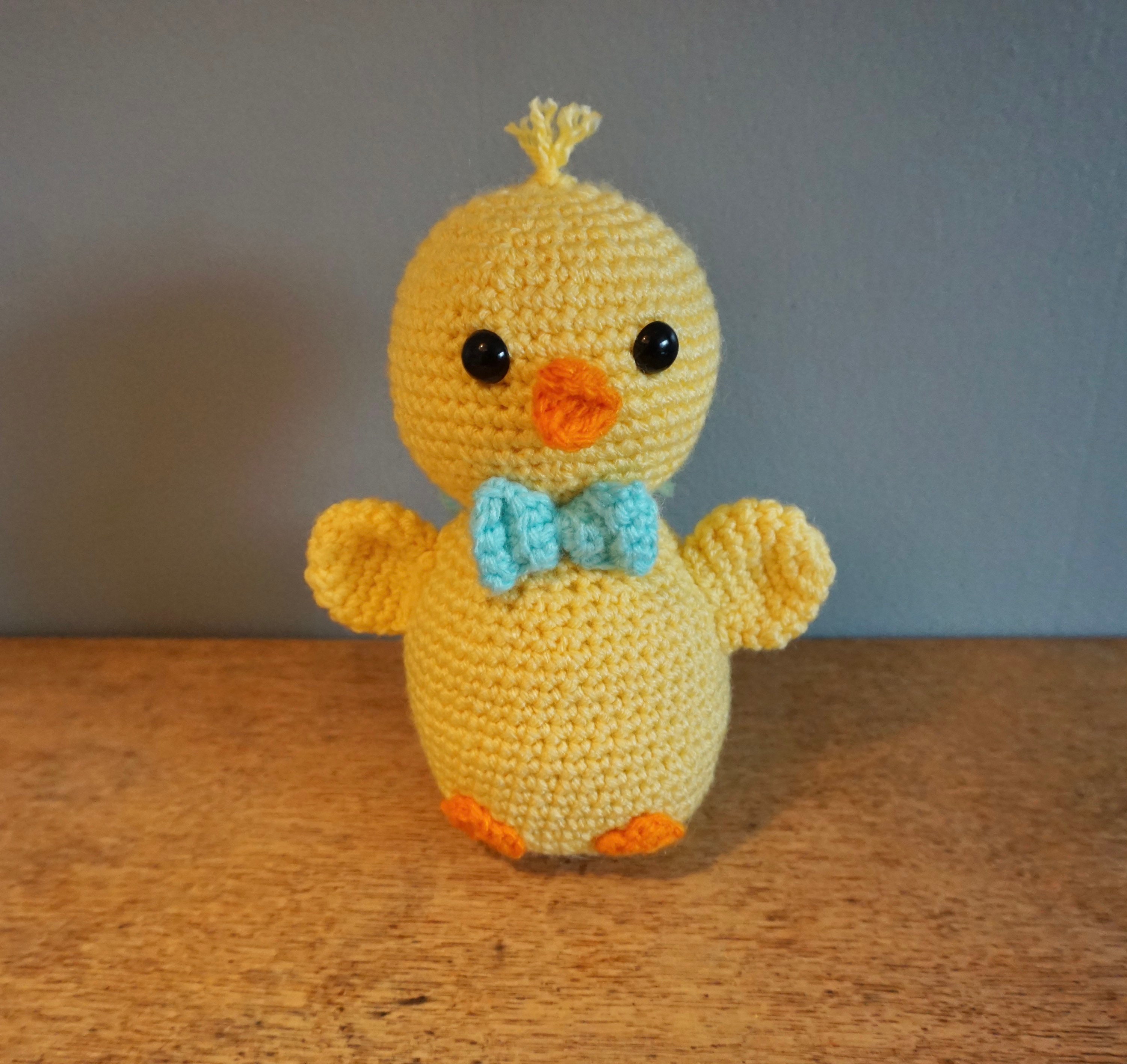Crochet Welli the Chick Plush Doll Amigurumi - Etsy Israel