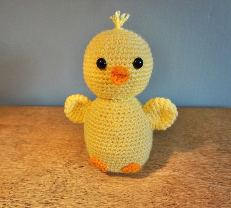 Crochet Welli the Chick Plush Doll Amigurumi - Etsy Israel