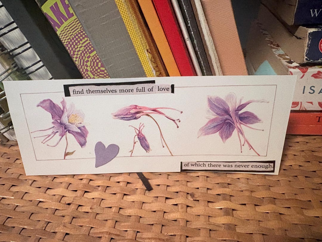 One of a Kind Poem Collages | Original Poem Art - Etsy