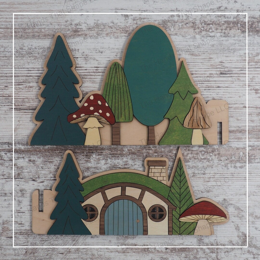 Enchanted Forest SVG, Woodland Scene SVG, Forest Playscape, Laser Ready ...