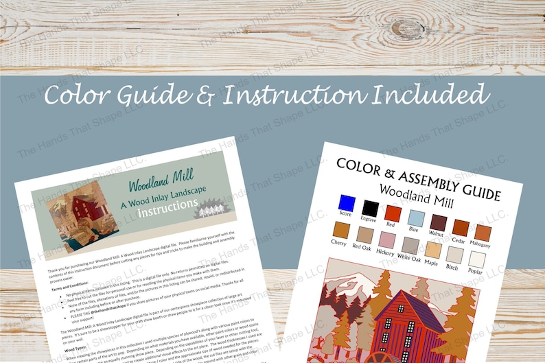 Grist Mill, Water Mill SVG, Wood Inlay Art, Laser Ready Files, Laser ...