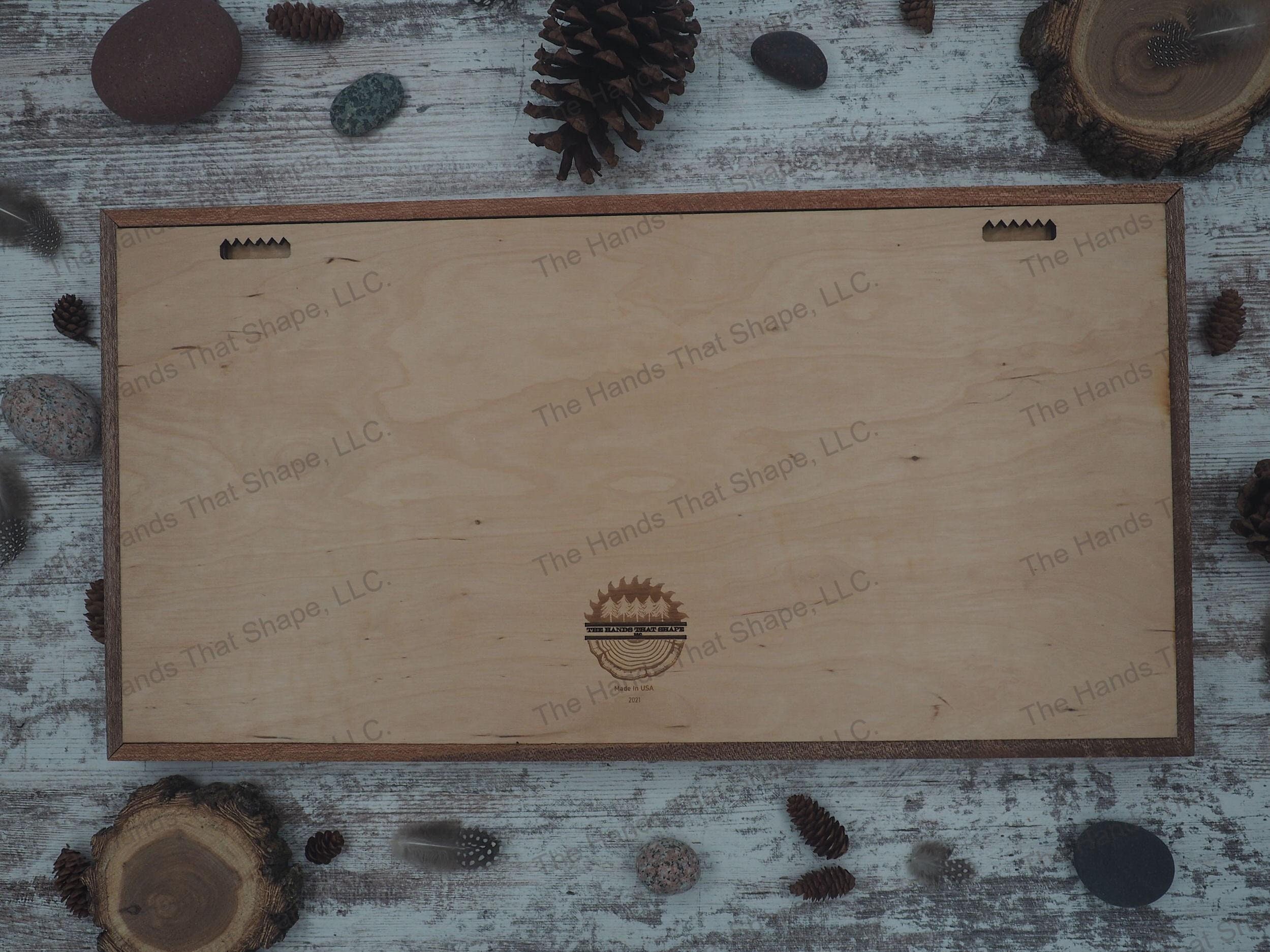 Bear Family, by the Lake, Mountain Shadow Box, Mama Bear and Cubs ...