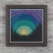 Northern Lights Art, Forest Shadow Box, Layered Paper Art, Pine Tree ...