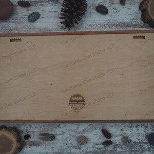 Deer Silhouette, by the Lake, Mountain Shadow Box, Multilayer Picture ...