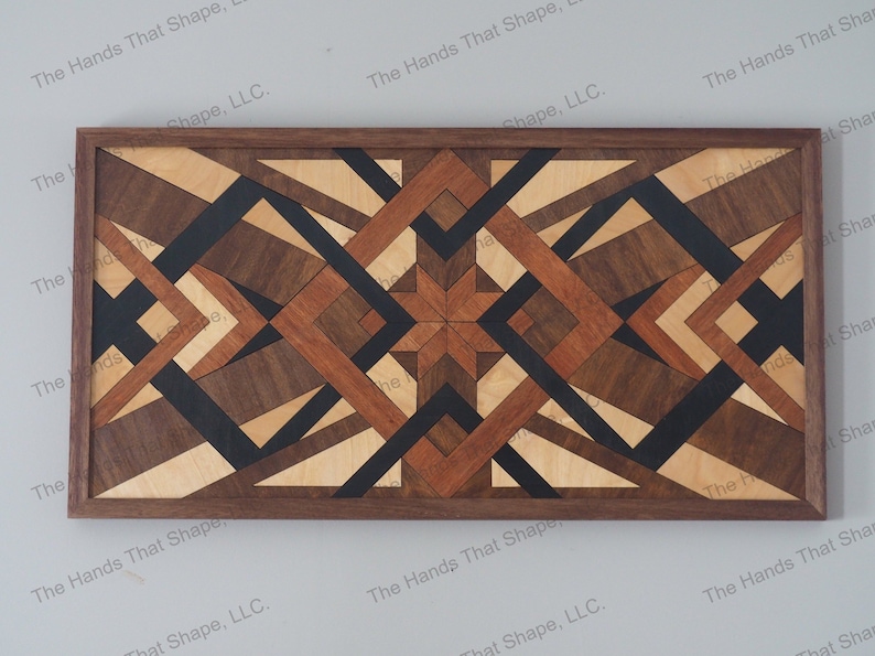 Wood Diamond Shape, Barn Quilt Pattern, Handmade Wall Art, Made in USA ...
