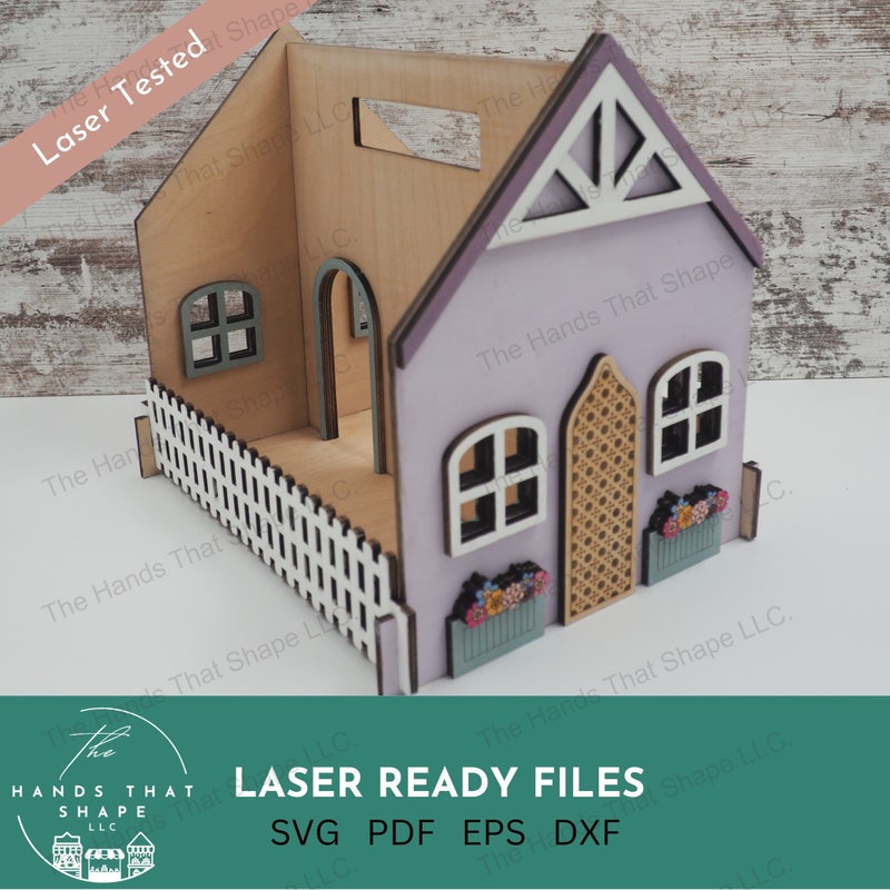 Laser Cut Cottage - Etsy