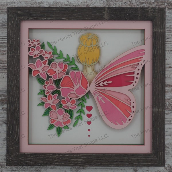 Northern Lights Art, Forest Shadow Box, Layered Paper Art, Pine Tree ...