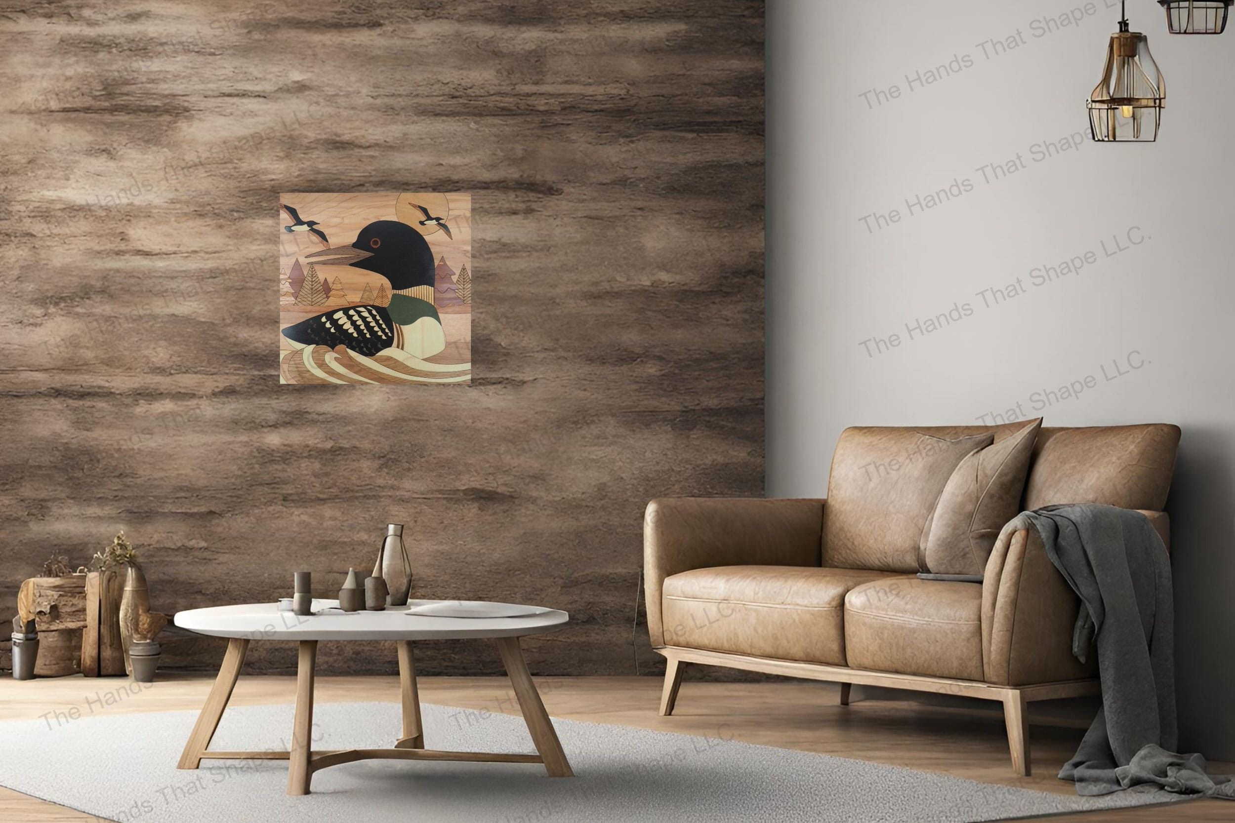 Loon on Water SVG, Wood Inlay Art, Laser Project File, by the Lake ...