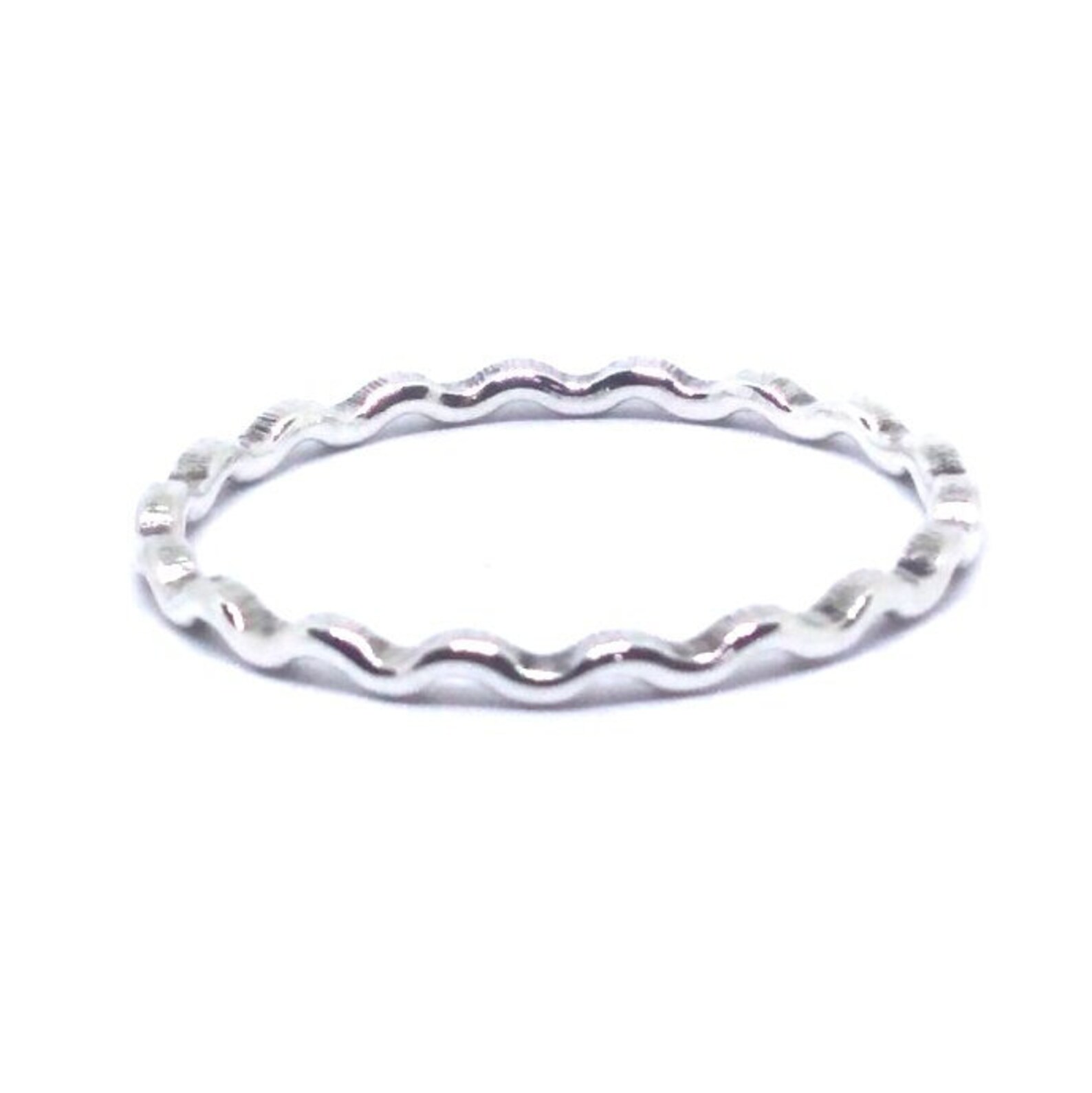 Crazy Wavy Ring Solid Silver Zig Zag Ring 3 Thicknesses - Etsy