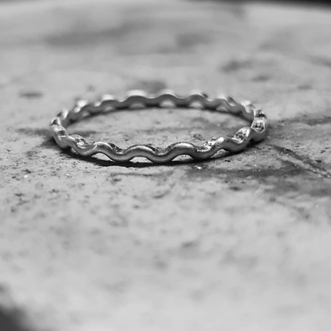 Crazy Wavy Ring Solid Silver Zig Zag Ring 3 Thicknesses - Etsy