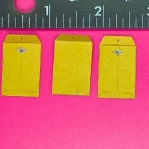 Interoffice Manila Envelopes Quantity 2 1/12 Dollhouse or - Etsy