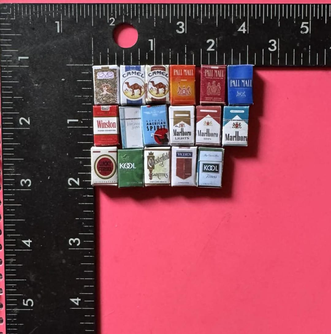 Dollhouse 1:6 Miniature Cigarette Boxes Choice - Etsy