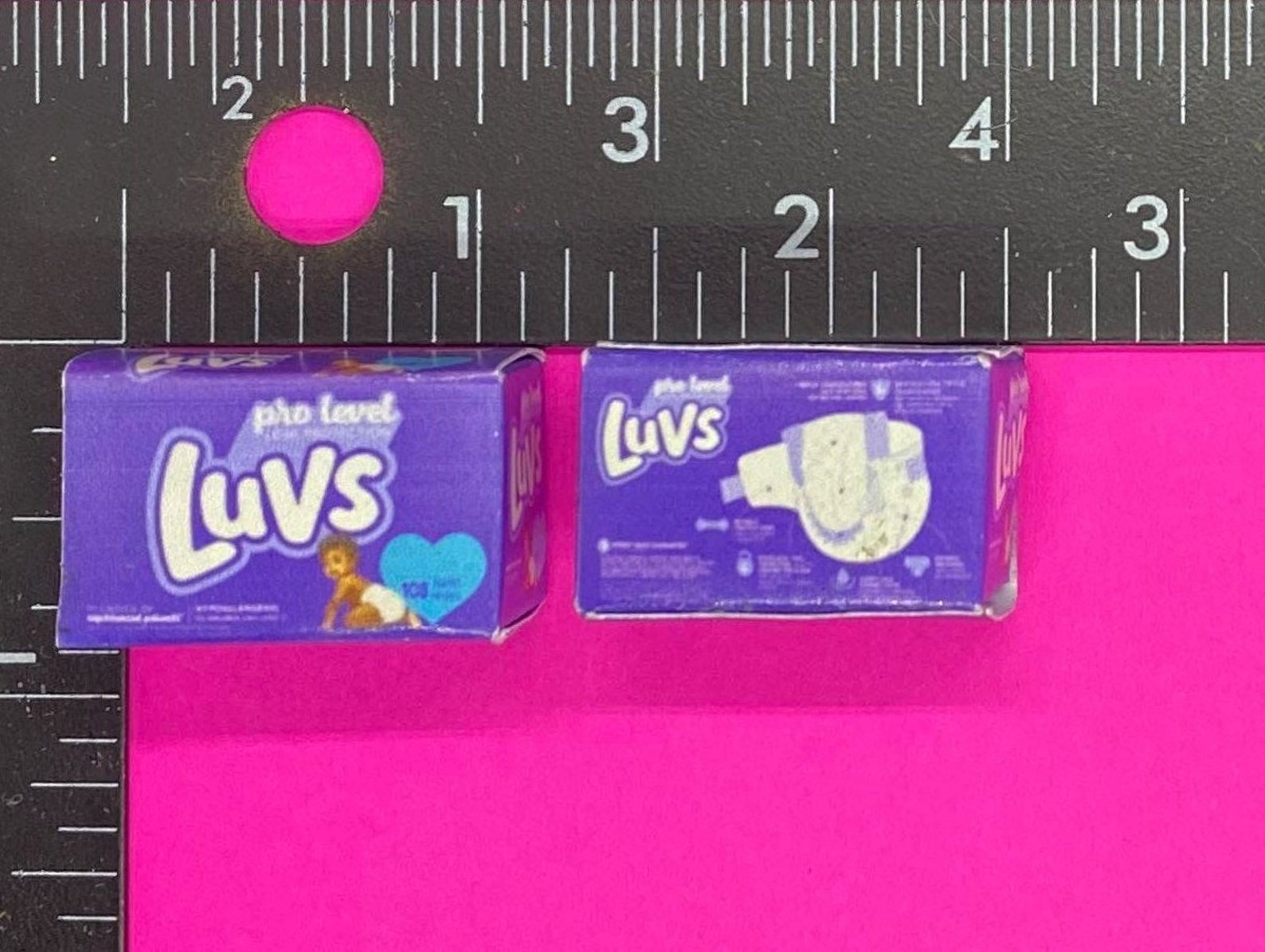 Dollhouse 1:12 Miniature Disposable Diapers Boxes Choice - Etsy