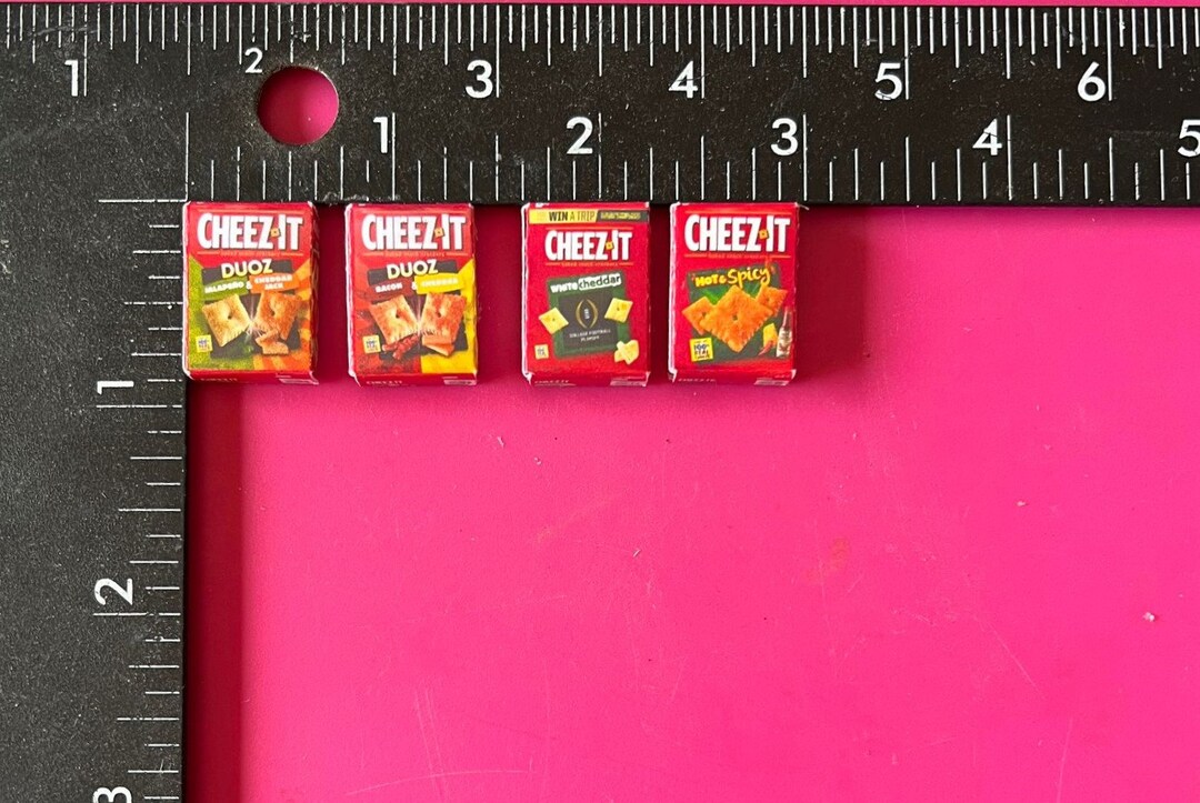 Dollhouse 1:12 Miniature Miscellaneous Cracker Boxes Choice #3 - Etsy