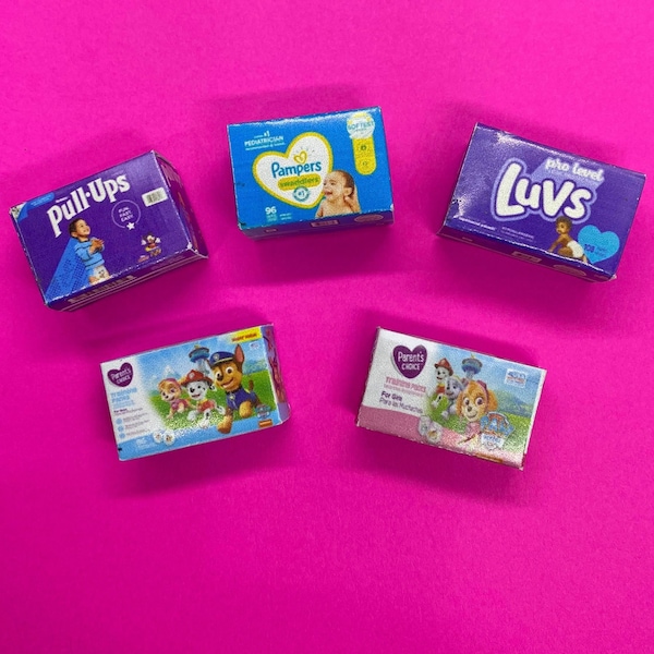 Miniature Diaper Dolls - Etsy