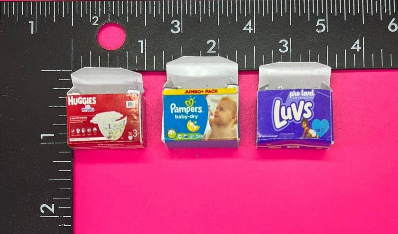 Dollhouse 1:12 Miniature Disposable Diapers - Etsy
