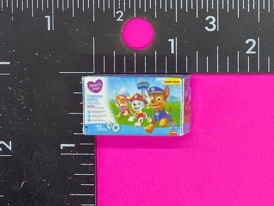 Dollhouse 1:12 Miniature Disposable Diapers Boxes Choice - Etsy