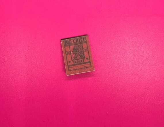 Dollhouse 1:12 Miniature Big Chief Tablet | Etsy