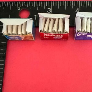Dollhouse 1:12 Miniature Disposable Diapers - Etsy